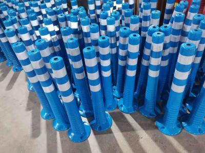 Chine 75 cm Pointe de ressort en plastique flexible Pointe de signalisation routière en PU durable Pour la sécurité à vendre