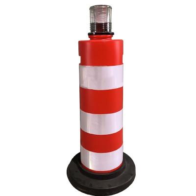중국 중량 13KG 1100*300*560mm 도로 건설용 주황색 반사성 PE 교통 배럴 판매용
