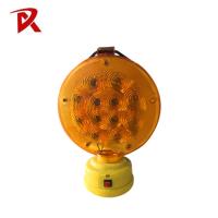 Quality Yellow Rechargeable Traffic Warning Light 12pcs Amber Flashing Safety Lights for sale