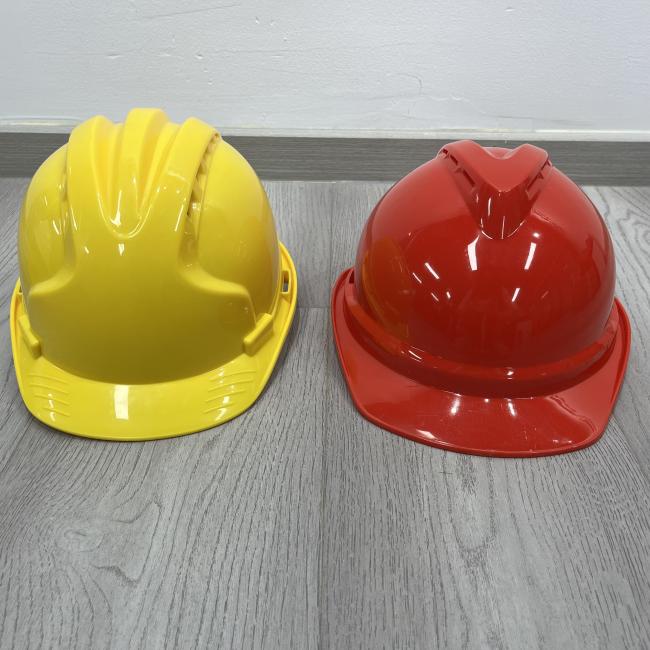 Safety helmet with reflective tape option for enhanced visibility