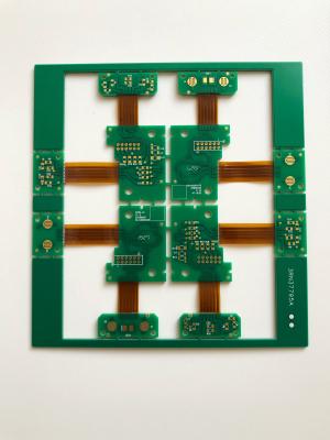 Cina FR4 TG170 Maschera di saldatura verde per fabbricazione di PCB Flex rigido a 4 strati in vendita