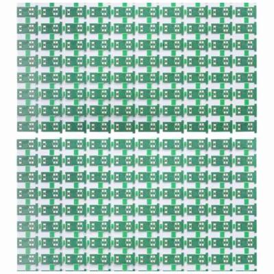 China Green Solder Mask FR4 Single Sided PCB Board 0.4mm Halogen Free for sale