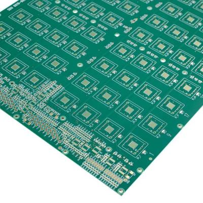 Cina il doppio di 2.0mm ha parteggiato oro di rame di immersione della maschera della lega per saldatura di verde del bordo del PWB in vendita