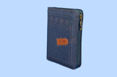 Cina Bande della coda e cape, stampa del tascabile della bibbia con la copertura blu del denim ed unità di elaborazione decorata in vendita