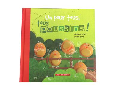 Cina Stampa su ordinazione del libro della foto dei bambini posteriori duri dell'illustrazione, stampa del libro infantile in vendita