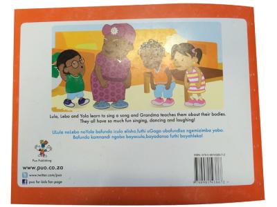 Cina Stampa variopinta su misura del libro per bambini dell'immagine con l'illustrazione in vendita