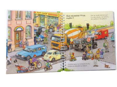 Cina Stampa illustrata con la rilegatura celata del Cavo-o, stampa del libro infantile del libro illustrato in vendita