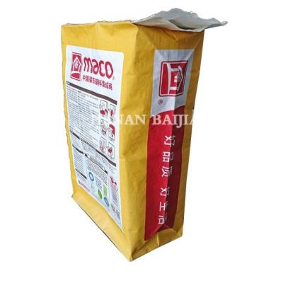 중국 주문화 2-3ply 벨브 부대 Multiwall Kraft 종이 봉지를 받아들이십시오 판매용