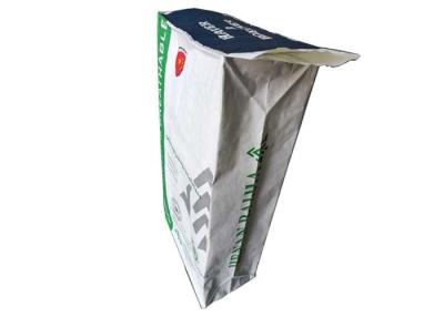 중국 브라운 백색 풀칠된 벨브 다중 벽 종이 봉지 도와 접착성 쉬운 오프닝 및 충전물 판매용