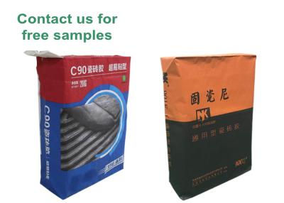 Chine Sacs de polypropylène de sacs en papier de valve de paquet de matériau de construction à vendre