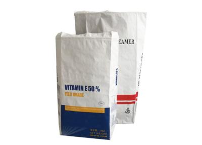 Chine sac de papier réutilisé par sac de papier de fécule de pommes de terre 15kg pour la poudre de assaisonnement de riz de farine à vendre
