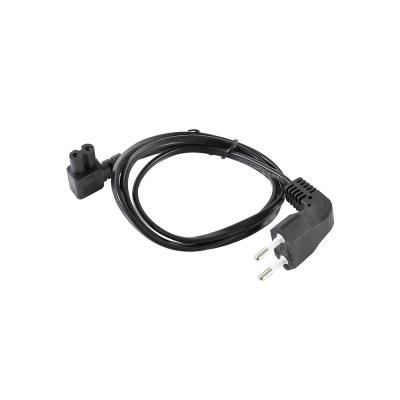 China Comprimento feito sob encomenda material do PVC do cabo de potência europeia do PC/monitor para dispositivos eletrónicos à venda