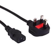 Cina Conduttore di rame britannico dell'interno del cavo elettrico di 3 Pin per il consumatore elettronico in vendita