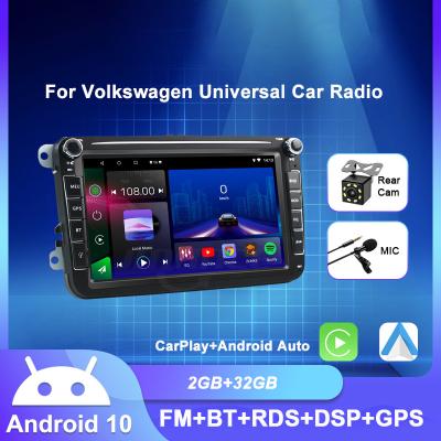 China GPS VW Car Radio With Bluetooth / USB Port / Rearview Camera for sale