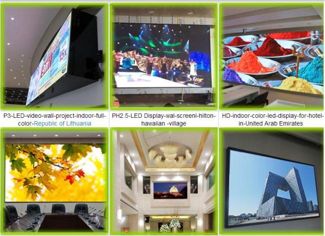 Indoor full color P5 LED display rental cabinet