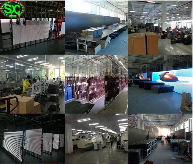 LED display manufacturing workshop