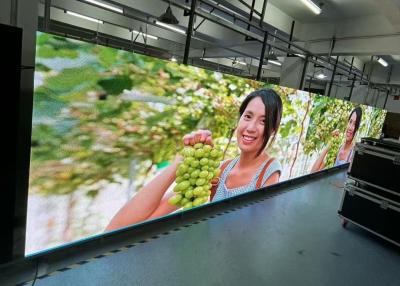 중국 대형 유연 렌터 스크린 스메어 디스플레이 1/32 스캔 HD 1R1G1B P2.5mm LED 스크린 보드 판매용