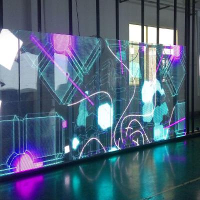 China Commercieel transparant display, LED transparant display 1R1G1B Drie jaar garantie Te koop