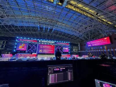 China High Definition Rental LED Display 27778dots/sq Pixel Dichtheid voor stadion Te koop