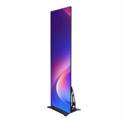중국 휴대용 LED 비디오 벽 P1.25 P1.5 P1.86 P2 P2.5 바퀴와 함께 광고 포스터 LED 실내 LED 포스터 화면 LED 디지털 디스플레이 판매용