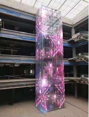 Cina Display LED trasparente flessibile per interni ad alta risoluzione P6 di alta qualità per vetrate/pubblicità in vendita