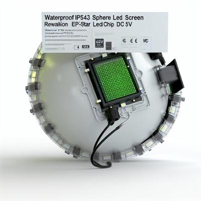 中国 防水IP43球形LEDスクリーン、解像度Epistar LEDチップDC5V 販売のため