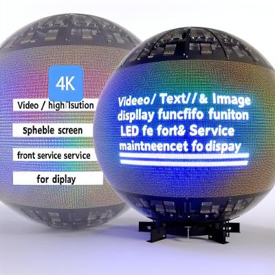 China Função de exibição de vídeo/texto/imagem Esfera de ecrã LED Serviço de manutenção frontal para exibição à venda