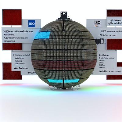 China Módulo LED Esférico de 320*160mm com Certificação ISO à venda