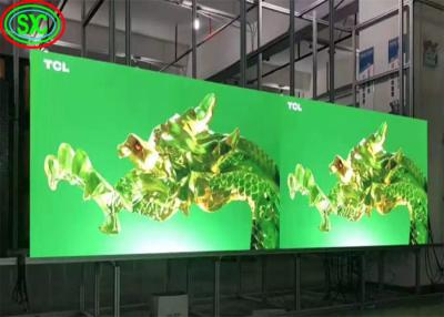 China Tabla de visualización LED de escenario flexible en interiores P3 de publicidad curva / recta personalizada en venta