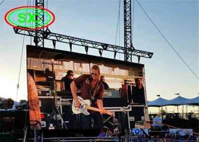 중국 높은 광도 옥외 풀 컬러 발광 다이오드 표시 P8 LED 단위 크기 256*128 mm 판매용