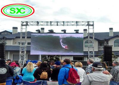 중국 높은 광도 옥외 풀 컬러 발광 다이오드 표시 P8 LED 단위 크기 256*128 mm 판매용