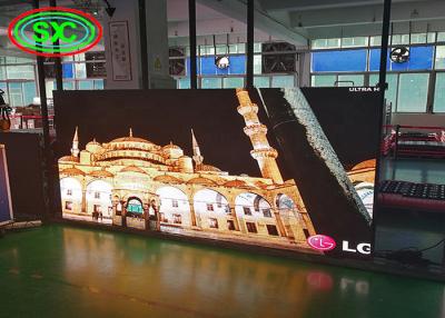 China Schirm der hohen Auflösung brachte farbenreiche LED-Innenanzeige P4 an der Wand an zu verkaufen