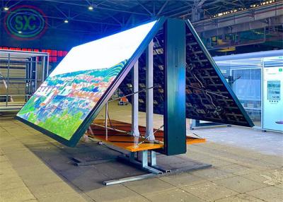 중국 원거리 볼 만한 하락 P10 풀 컬러 야외 LED 디스플레이 양면 스크린 판매용