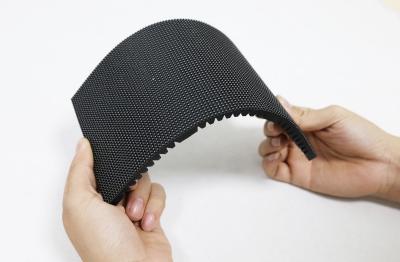 중국 실내 풀 컬러 발광 다이오드 표시 창조적인 실내 P2.5 연약한 구부려진 전시 화면 320x160mm LED 단위 판매용