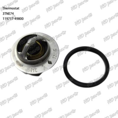 Cina 3TNE74 Thermostat 71℃ 119717-49800 For Yanmar Engine in vendita