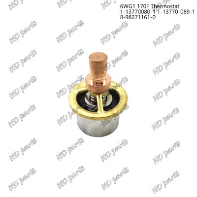 Cina Thermostat 6WG1 170F 1-13770080-1 1-13770-089-1 8-98271161-0 Engine Part in vendita