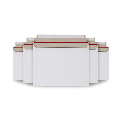 China Compostable Paper Mailer Compostable Paper Mailer with Adhesive Seal Strip and Custom Logo Printing for Sustainable Shipping for sale