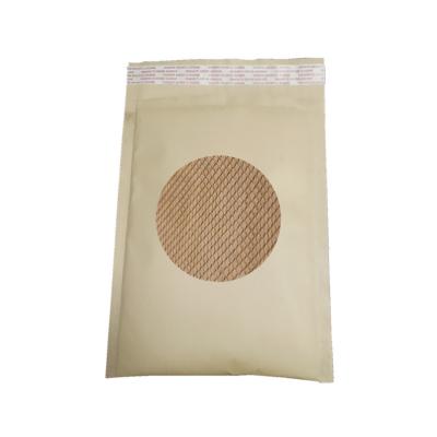 China Wholesale Eco Kraft Padded Honeycomb Mailer with Printable Surface for E-commerce Orders for sale