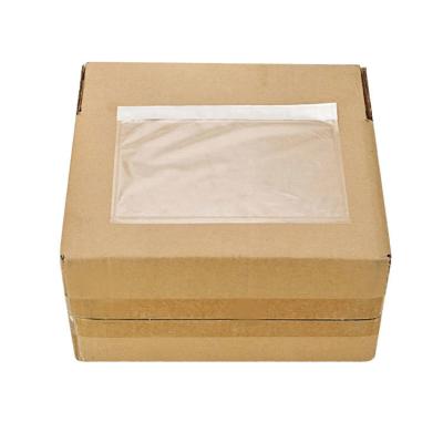 China High Viscosity Waterproof Transparent Adhesive Backed Mailing Bags Express Logistics Return Receipt Sealed Waybill Sticker for sale