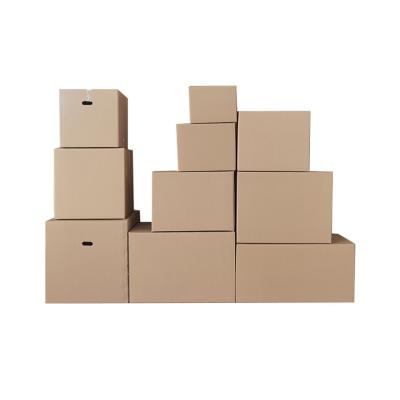 China Factory Price Custom Logo and Size Kraft Paper and White Cardboard Packaging Paper Carton Cardboard Box for Mailing or Shipping for sale