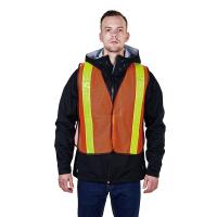 R112 Tissu en maille PVC Rubans réglables Veste de sécurité réfléchissante pour unisexe S-3XL