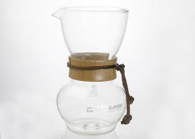 Cina Versi sopra le caffettiere di vetro dell'oggetto d'antiquariato della macchinetta del caffè con 500ml la capacità, abitudine di LOGO in vendita