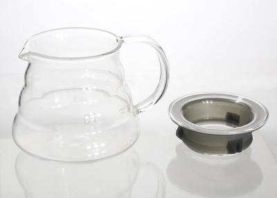 Cina 600ml rimuovono la caraffa di vetro del caffè americano con molto tempo di vetro ispessito di servizio in vendita
