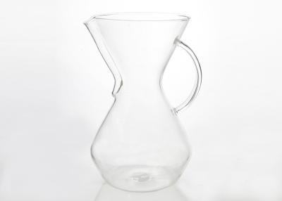 Cina Facile da pulire termoresistente del vaso di vetro trasparente su ordinazione della macchinetta del caffè in vendita