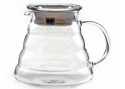 Cina Alta capacità di vetro antica resistente del server 360ml del caffè con il coperchio in vendita