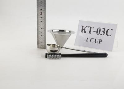 China De slimme V60-Kegel giet meer dan van Metaalfilter/Koffiezetapparaat Geplaatste 52mm Hoogte Te koop