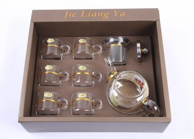 Κίνα Επαγγελματικό χαλαρό Teapot 500ML Kattle Infuser τσαγιού γυαλιού Borosilicate συνόλων δώρων τσαγιού προς πώληση