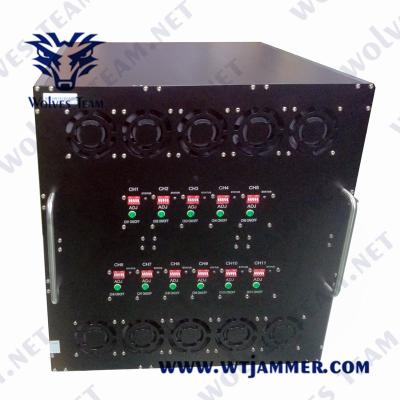 Cina Multi emittente di disturbo del segnale del veicolo delle bande 135-6000Mhz 1000 metri di gamma per la bomba della DDS IED in vendita