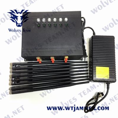 China 30W 50-70Mhz Low Frequency Signal Jammer Desktop CDMA GSM for sale