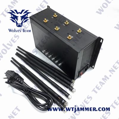 China 30W 50-70Mhz Low Frequency Signal Jammer Desktop CDMA GSM for sale